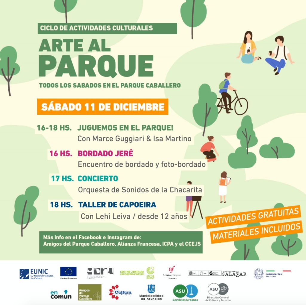 Todos los sábados en el Parque Caballero llega el Programa Arte al ...